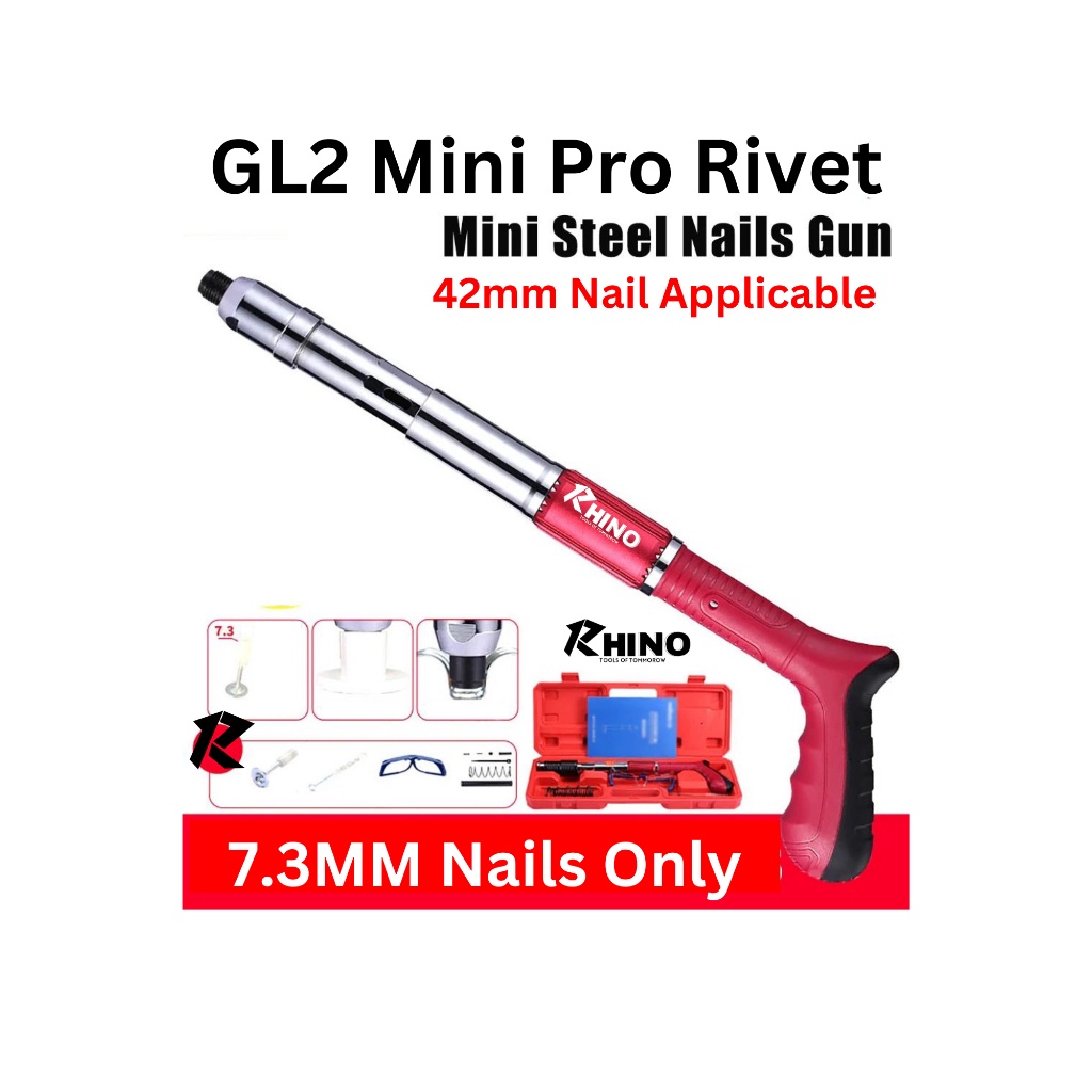Mini Pro Rivet Manual Steel Nails Gun Concrete Rivet Tool Steel Rivet ...