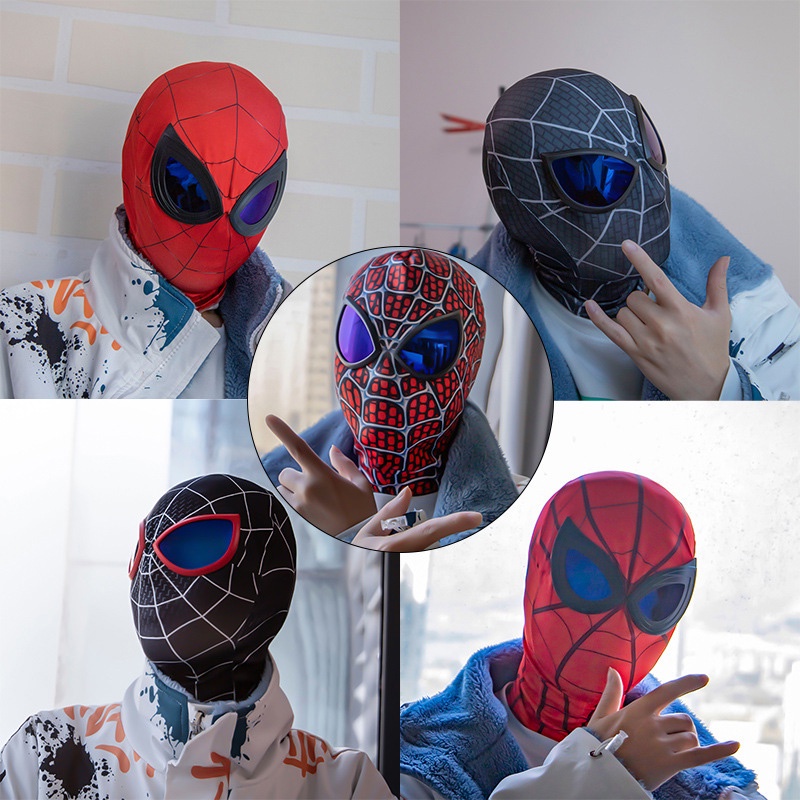 Newest Spider man head mask The Avengers Iron Spiderman No Way Home ...