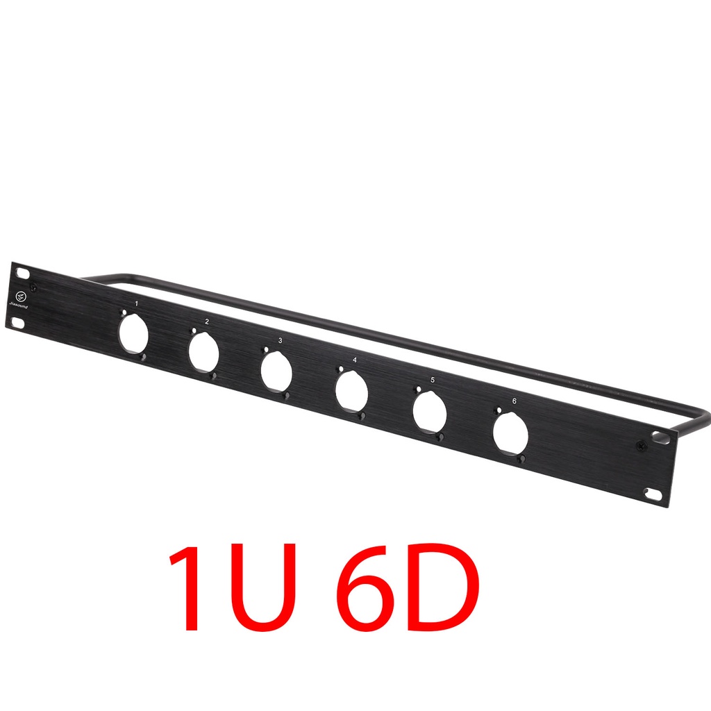 1U 2U Rack Patch Panel 8 12 16 24 Way Channel Flight Case Mount for XLR ...