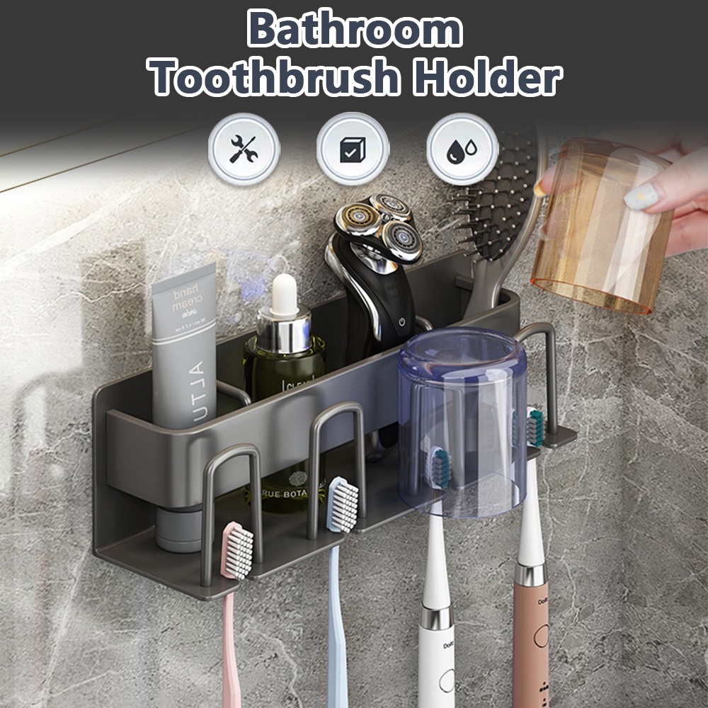 Toothbrush Holder Bathroom Shelf New Creative Toothbrush Holder ...