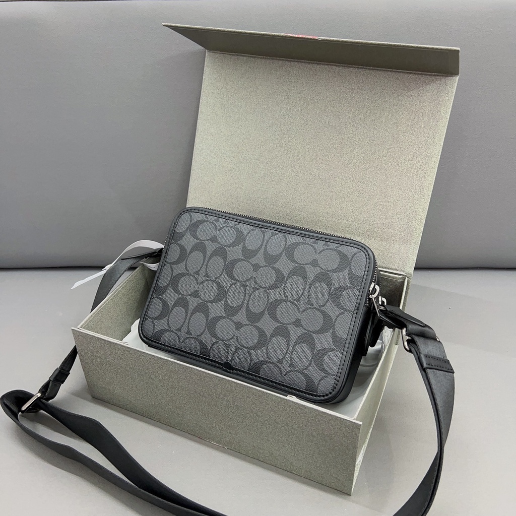 Coach Men Bags Crossbody & Shoulder Bags Messenger(Real Shot) | Shopee ...