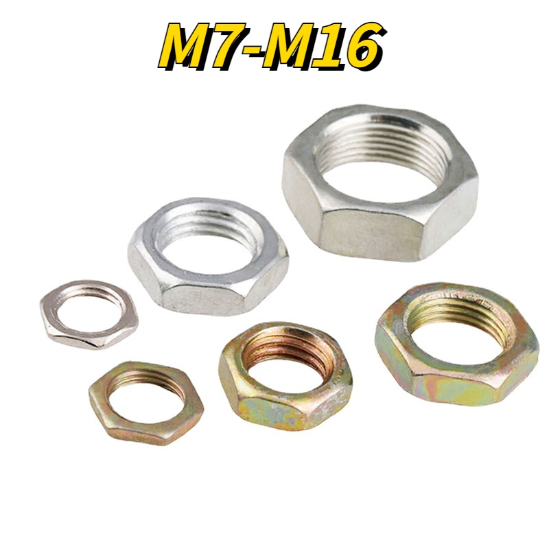 [XNY] Fine Thread Hex Thin Nut M7M8M9M10M12M14M16 Fine Thread Hex Nut ...