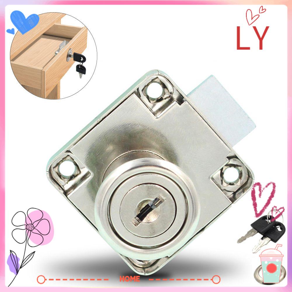 LY Professional 2 Keys Office Wardrobe Drawer Lock Zinc Alloy Home ...