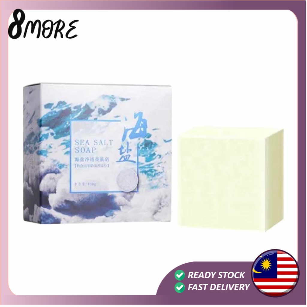 Sea Salt Soap Pimple Removal Acne Treatment Remove Blackhead Whitening ...