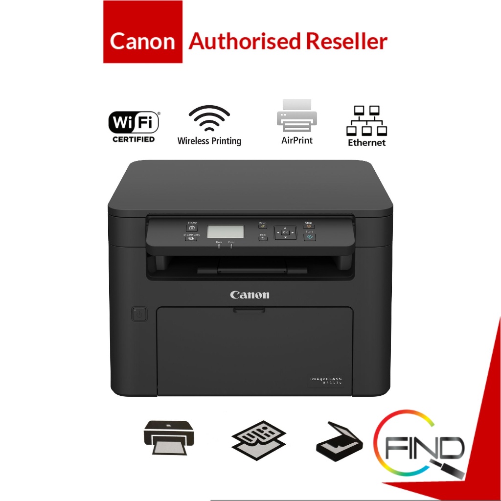 Canon imageCLASS MF113w 3-in-1 (Print/Scan/Copy/WiFi) Monochrome ...