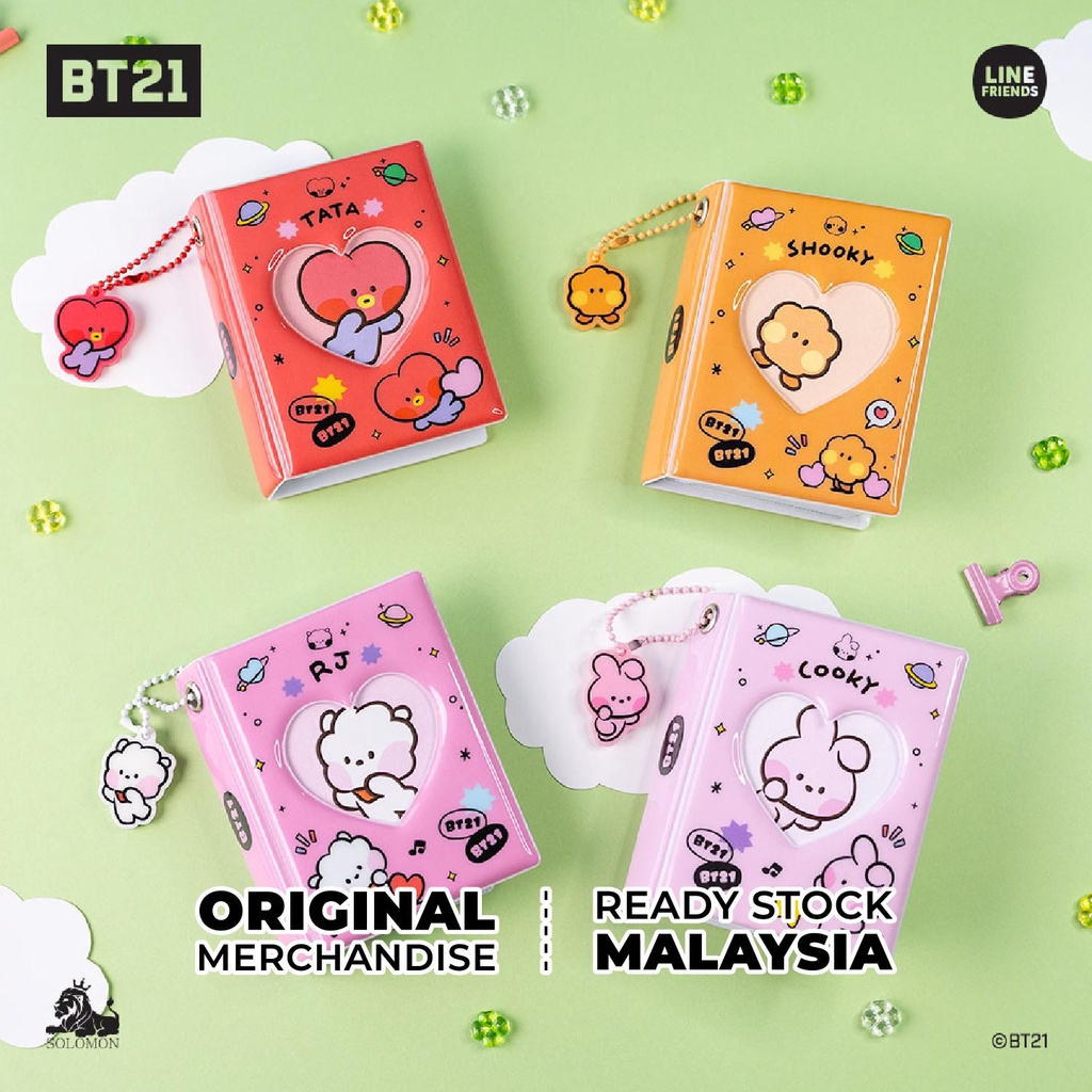[OFFICIAL] BT21 Minini Photo Album Poca Binder 32 Pockets BTS BT21 TinyTAN BangTan Kpop Merch ...
