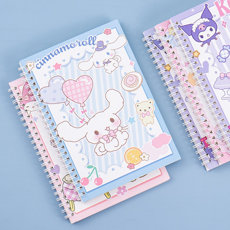 Anime Kawaii Sanrio Kuromi Cinnamoroll Notebook Kawaii My Melody Kuromi ...