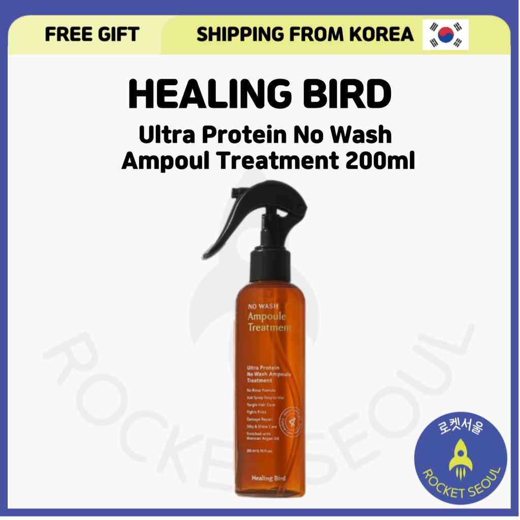 [HEALING BIRD] Ultra Protein No Wash Ampoul Treatment 200ml | Shopee ...