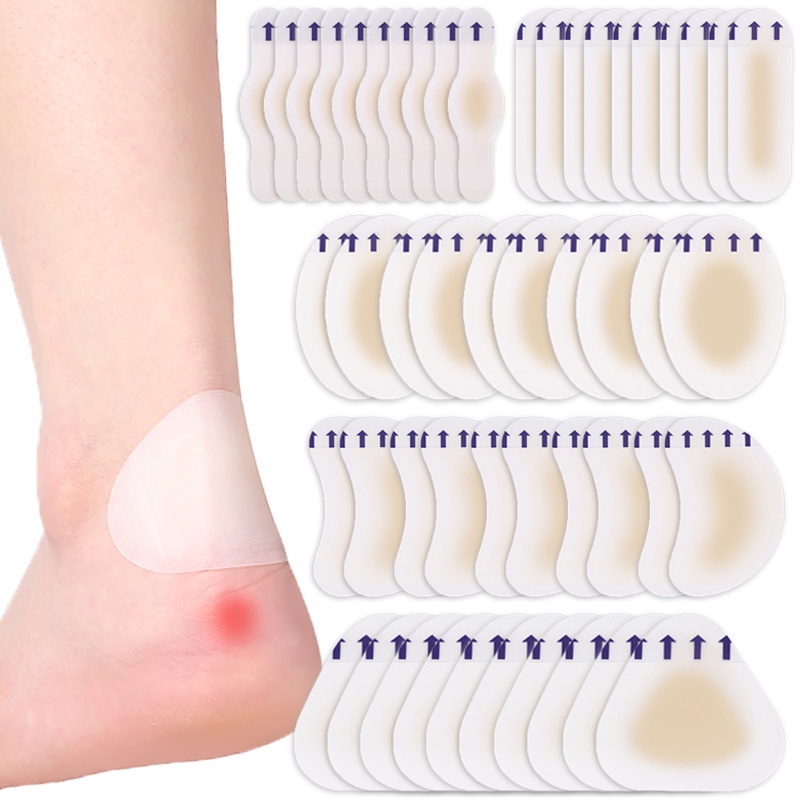 10Styles Gel Shoes Stickers Soft Hydrocolloid Pads Relief Pain Blisters ...