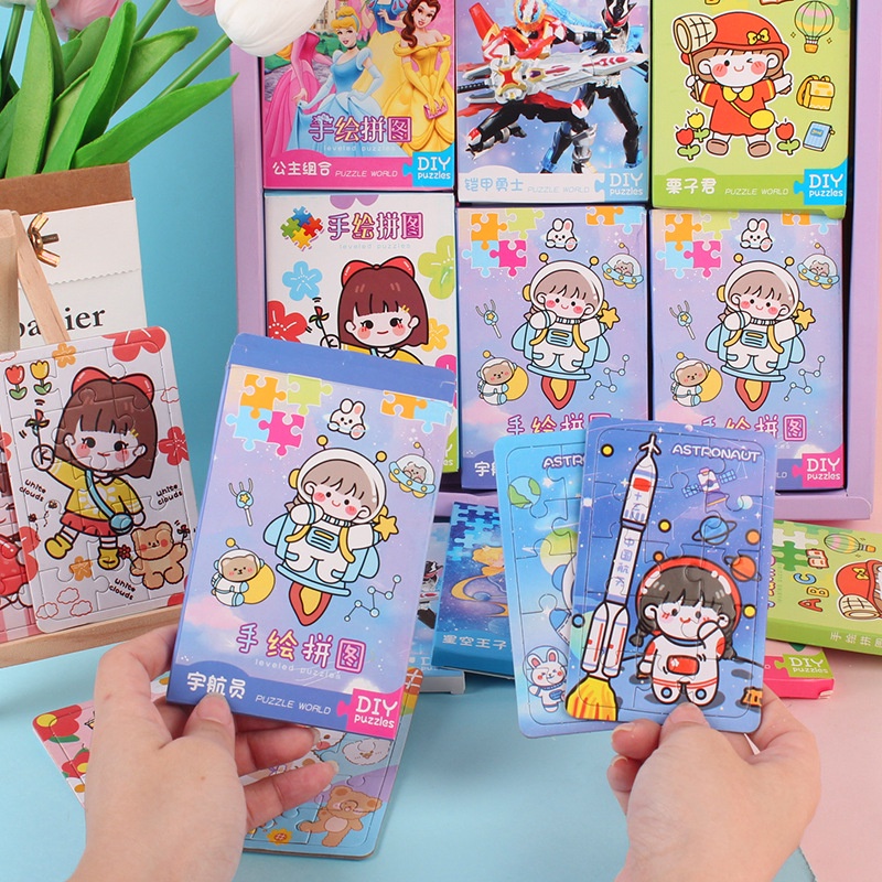 Ready Stock Mini Cartoon Puzzle for Kid Goodies Bag Gift ...