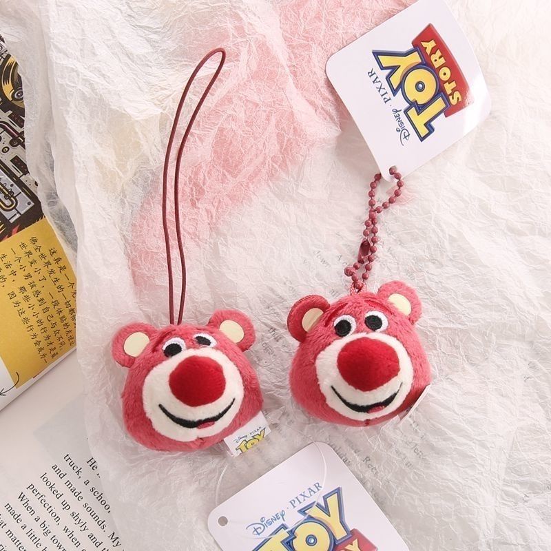 Lotso Cute Keychain Strawberry Bear Plush Toys Kids Gift | Shopee Malaysia