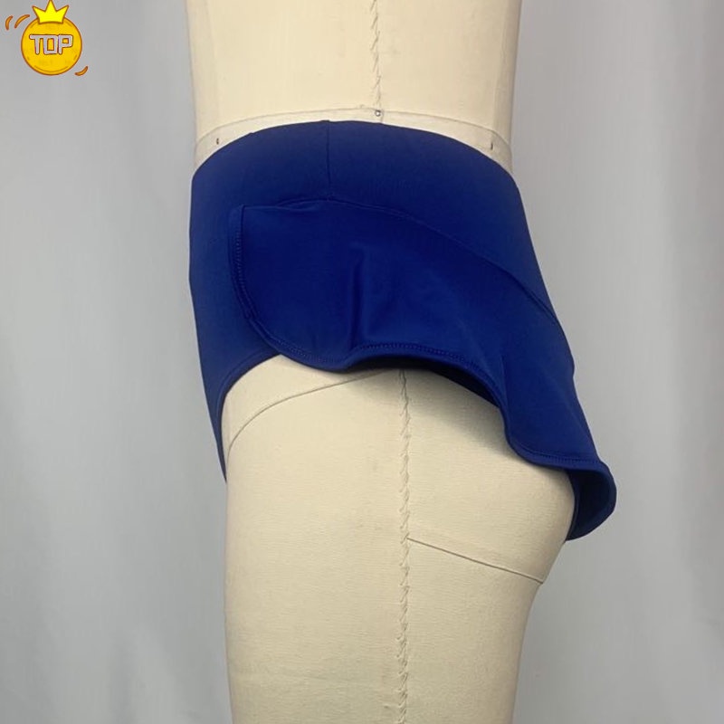 Plus Size Women Fashion High Waisted Yoga Shorts Dance Shorts Ruffle ...