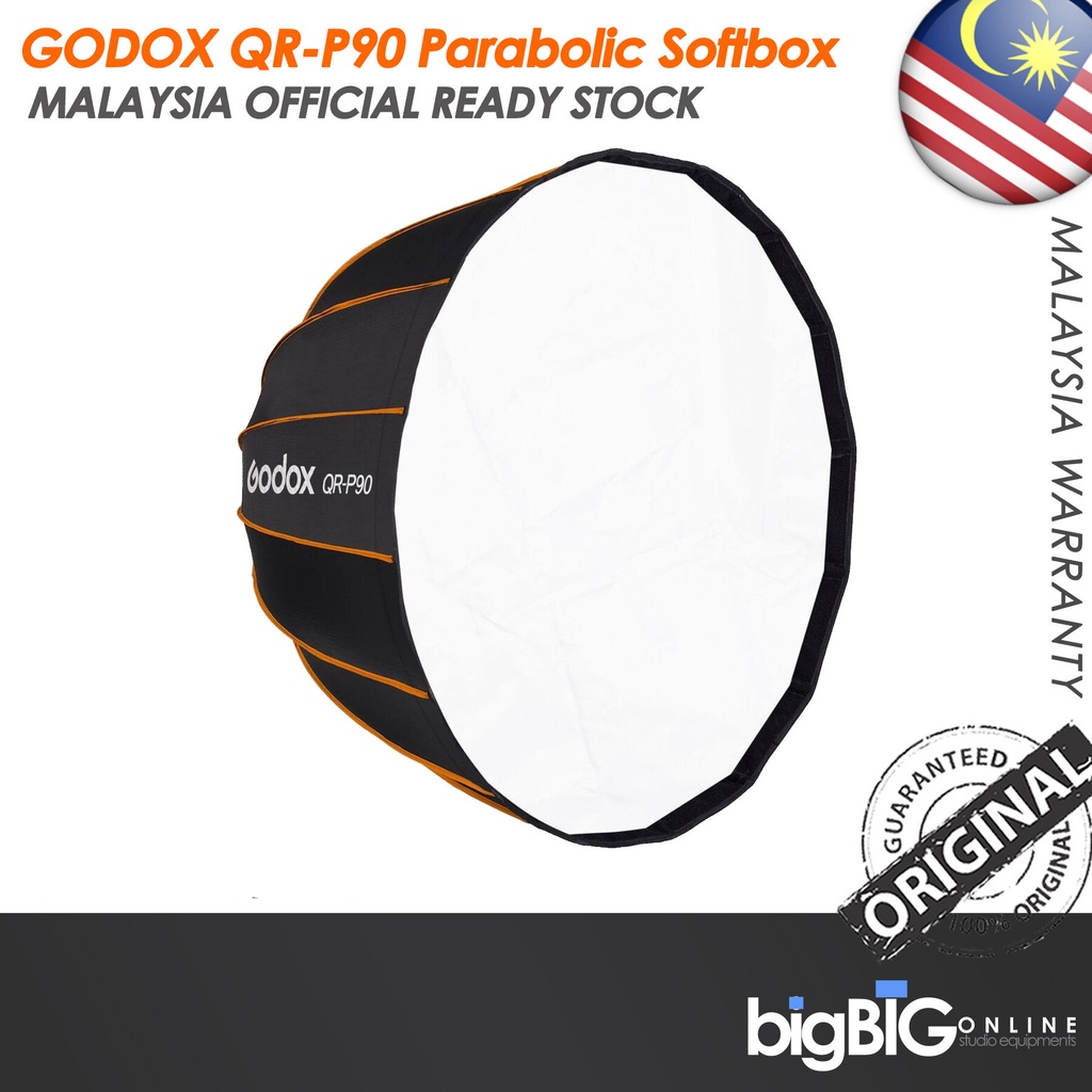 Godox Quick Release Parabolic Softbox QR-P90/P120 with Bowens Mount | Shopee Malaysia