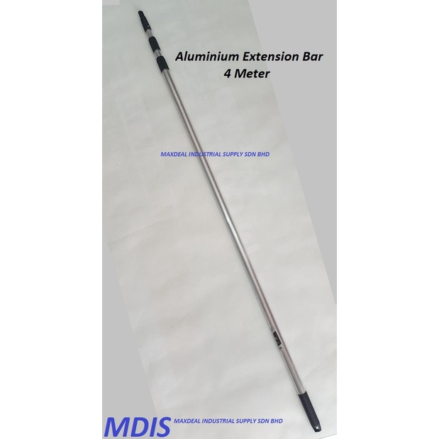 DELUXE 4M (12 feet) Aluminium Paint Roller Extension Pole Adjustable ...