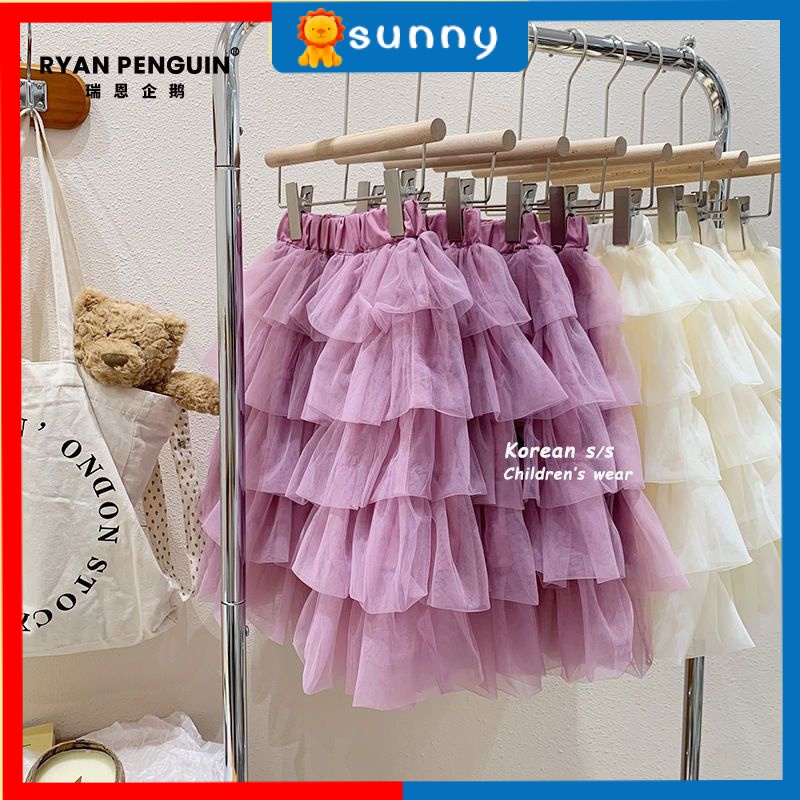 Girls Skirts Influencer Western Style Princess Dresses tutu Skirts Baby ...