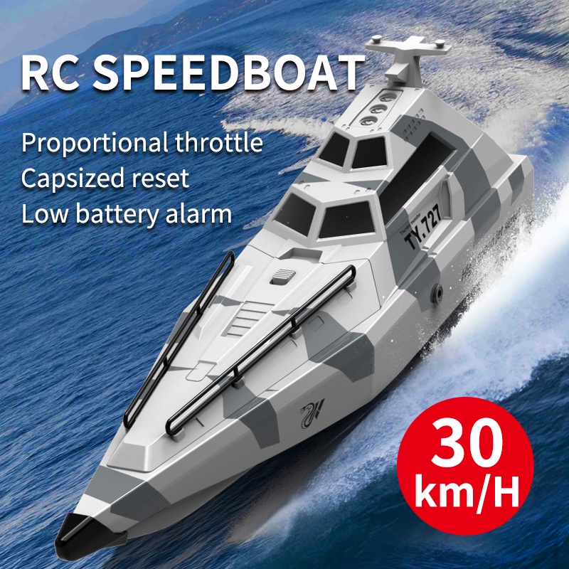 2.4GHz TY727 RC TURBOJET PUMP High-Speed Remote Control Jet Boat Low ...