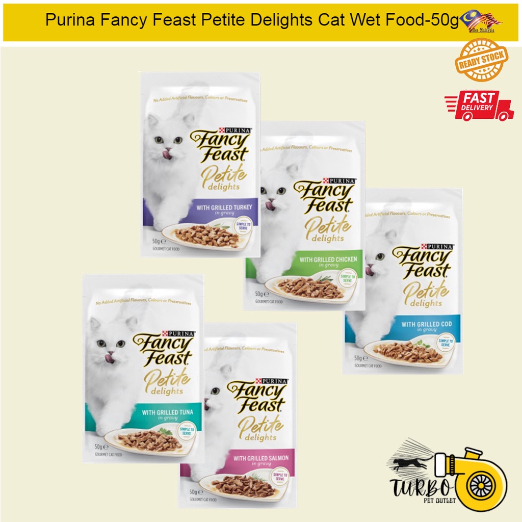 Fancy Feast Petite Delights Cat Wet Food-50g(Pouch) | Shopee Malaysia