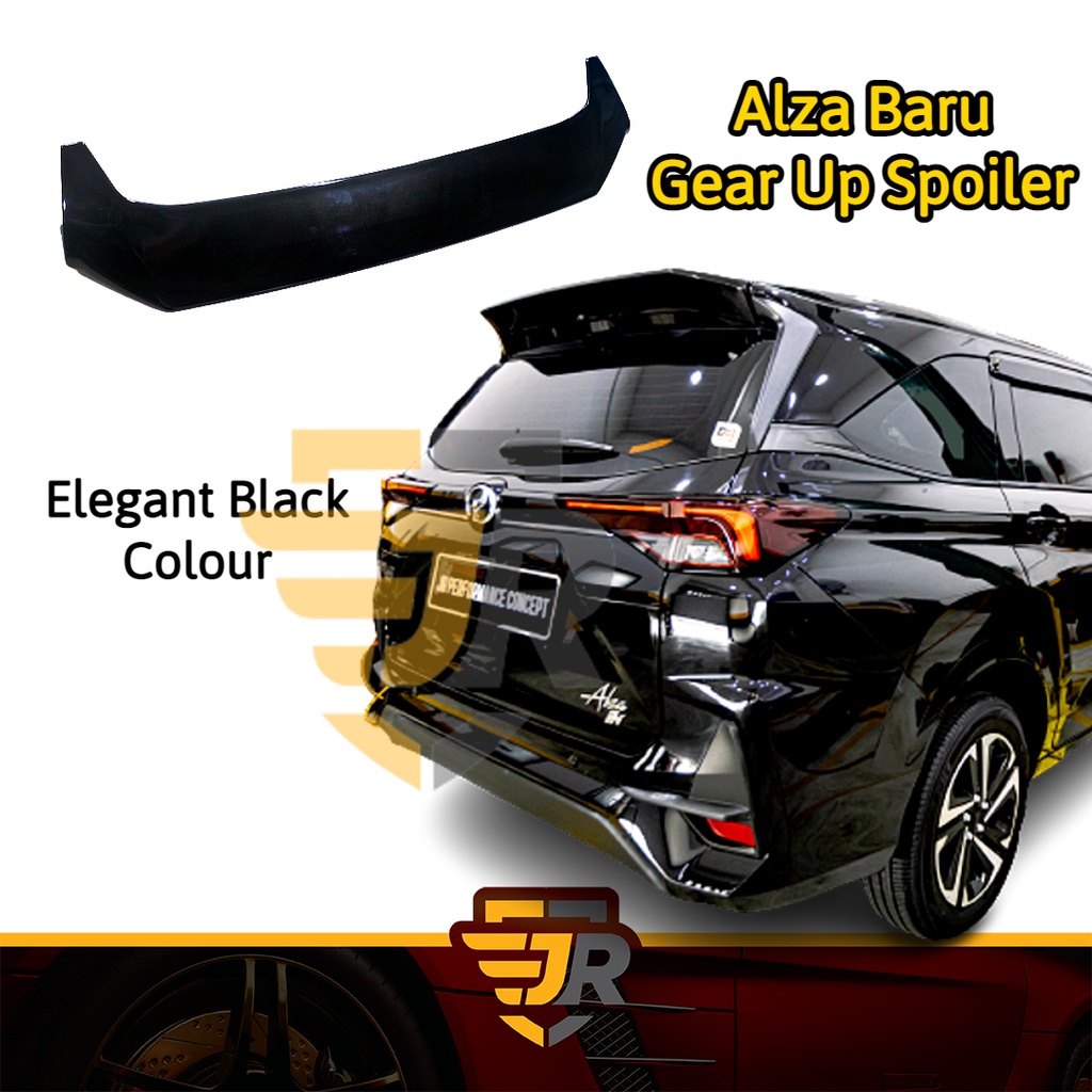 JR Custom Made PU Rear Ducktail Spoiler Alza 2022 GearUp Itik Spoiler ...