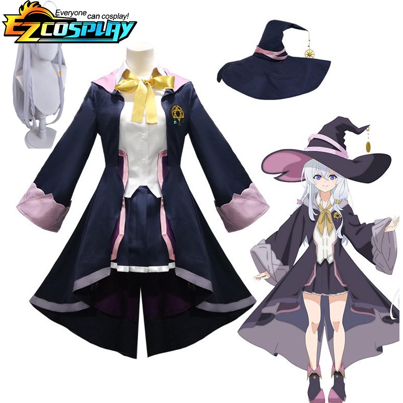 Women Wandering Witch The Journey of Elaina Cosplay Costume Anime ...