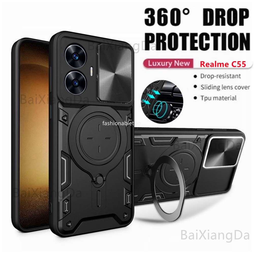 Casing For Realme C55 Nfc C 55 RealmeC55 Shockproof Phone Case Armor ...