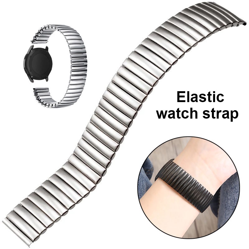 Elastic Stainless Steel Watch Strap 20mm 22mm compatible for Huawei ...