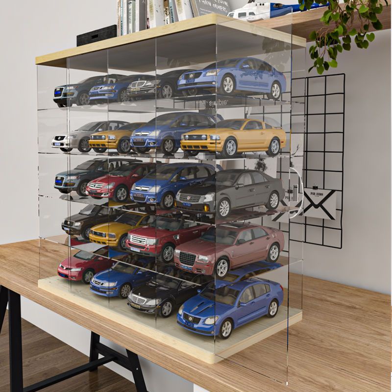 1:32 Car Model Display Box Acrylic Parking Lot Model Alloy Car Toy Car ...