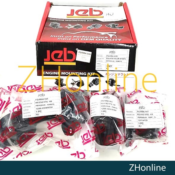 PERODUA KANCIL - JEB / TRT ENGINE MOUNTING SET (3pcs) FG/MRK-V/01 ...