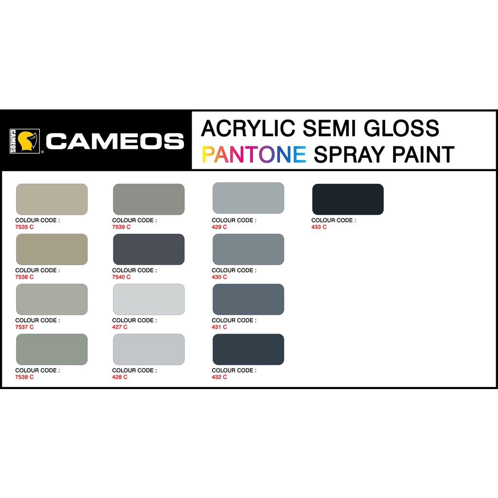 PANTONE Color P62 - Aerosol Spray Paint - CAMEOS 400ML/Bottle | Shopee ...