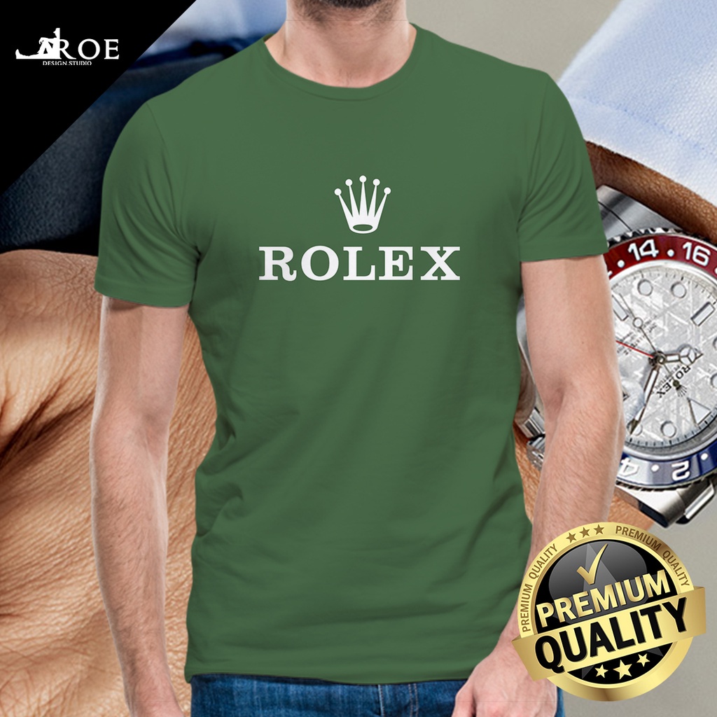 🔥 Baju Tshirt Rolex Watch Lelaki Perempuan Man Woman Unisex + Plus Size ...