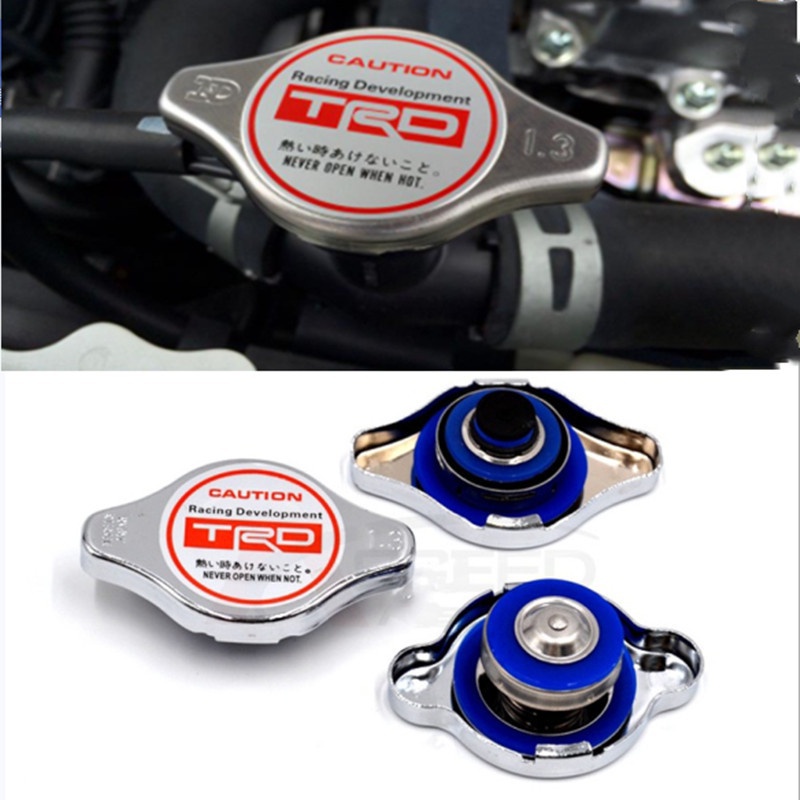 TRD Racing Car Radiator Cap 1.3kg/cm 15mm For TOYOTA Camry Celica Corolla Starlet Tercel ...