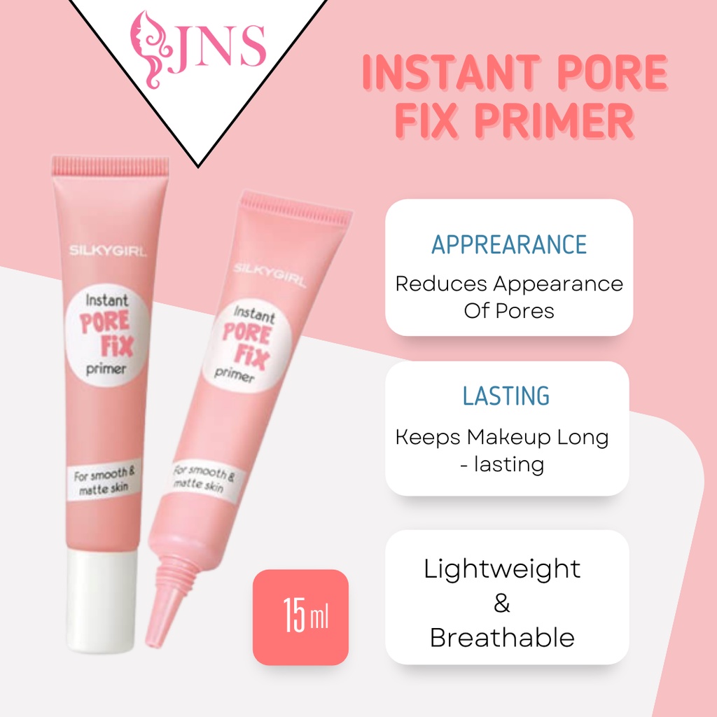 Silkygirl Instant Pore Fix Primer/ long-lasting Lightweight Make up ...