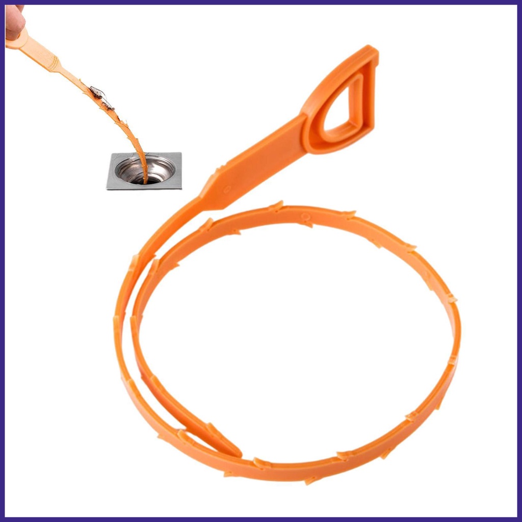 Snake Drain Clog Remover Sink Snake Drain Hair Removal Tool 21 Inch ...