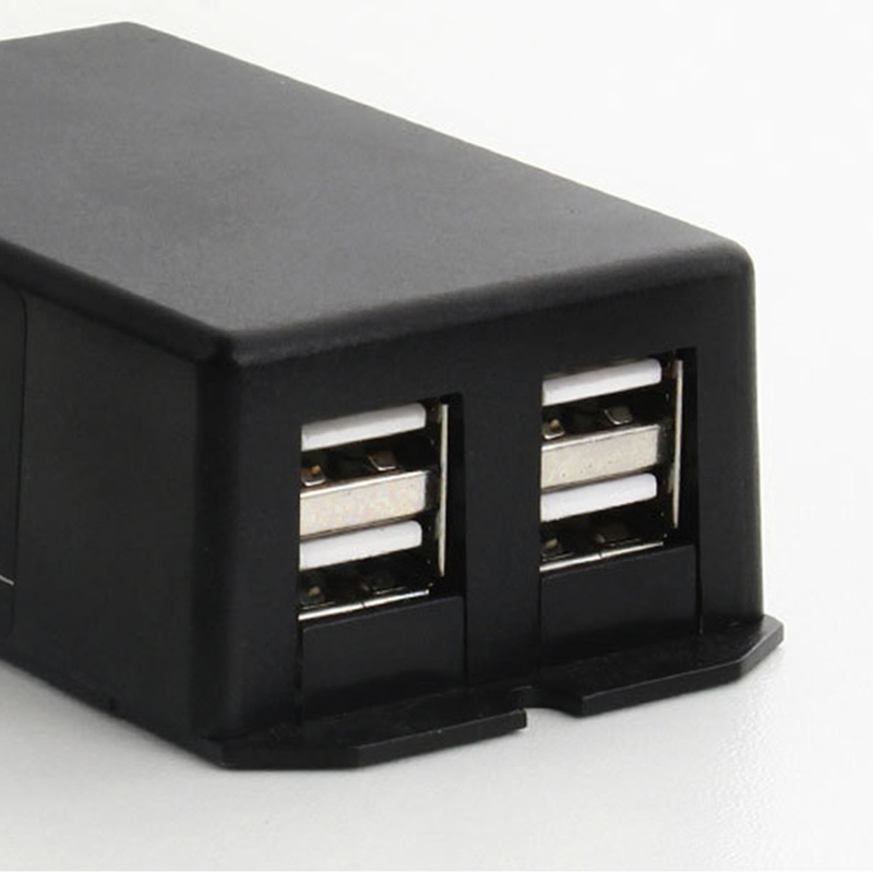 kiss Car Motorcycle USB Hub Charging Station for Phone DC Converter ...