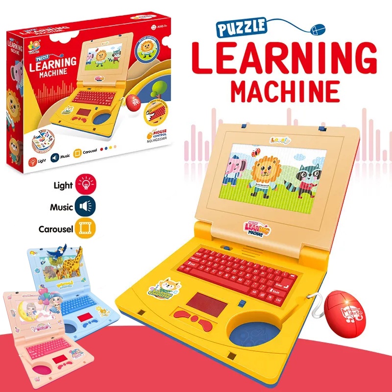 Kids Laptop Toys Pretend Play Computer Learning Toy Musical Learning ...
