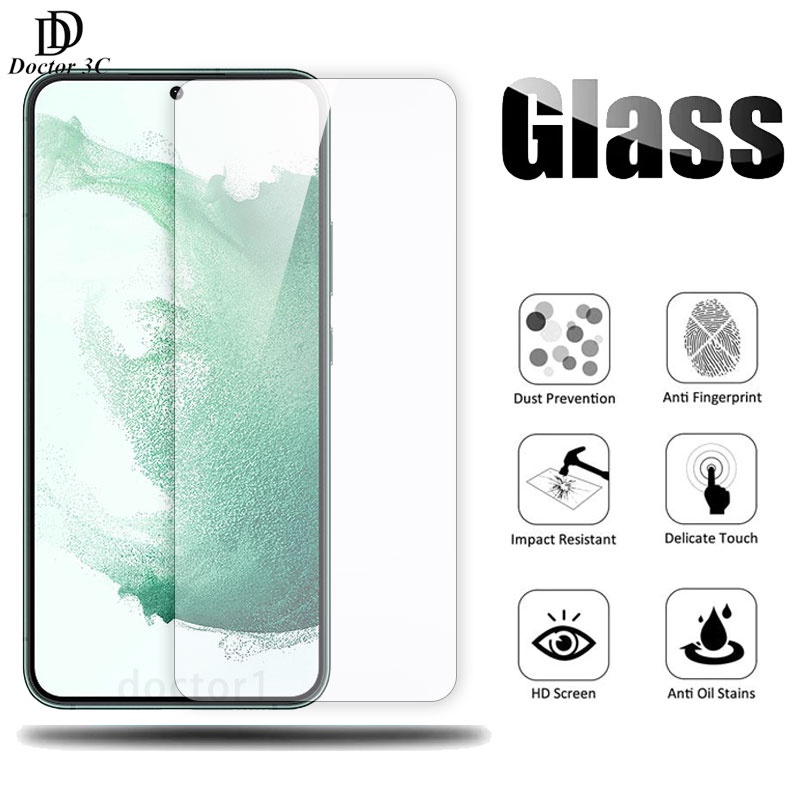 Clear Tempered Glass Screen Protector For Samsung ss Galaxy S24 S23 S22 ...