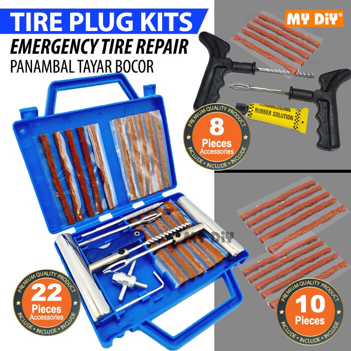 MYDIYHOMEDEPOT - Emergency Tire Punture Repair Kit Panambal Tayar Bocor ...
