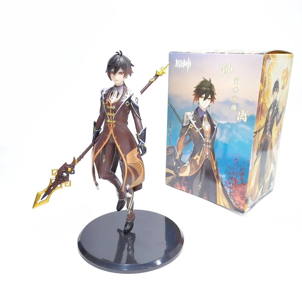 Jomparty 18cm Genshin Impact Xiao Vigilant Yaksha Anime Figure Klee ...