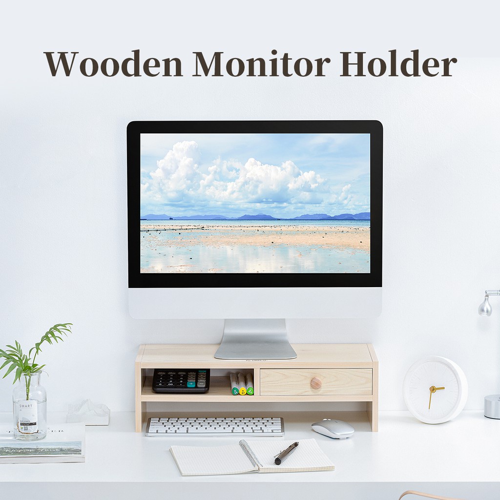 ORICO MSR Series High Quality Office Desk Wooden Grain Shelf Computer ...