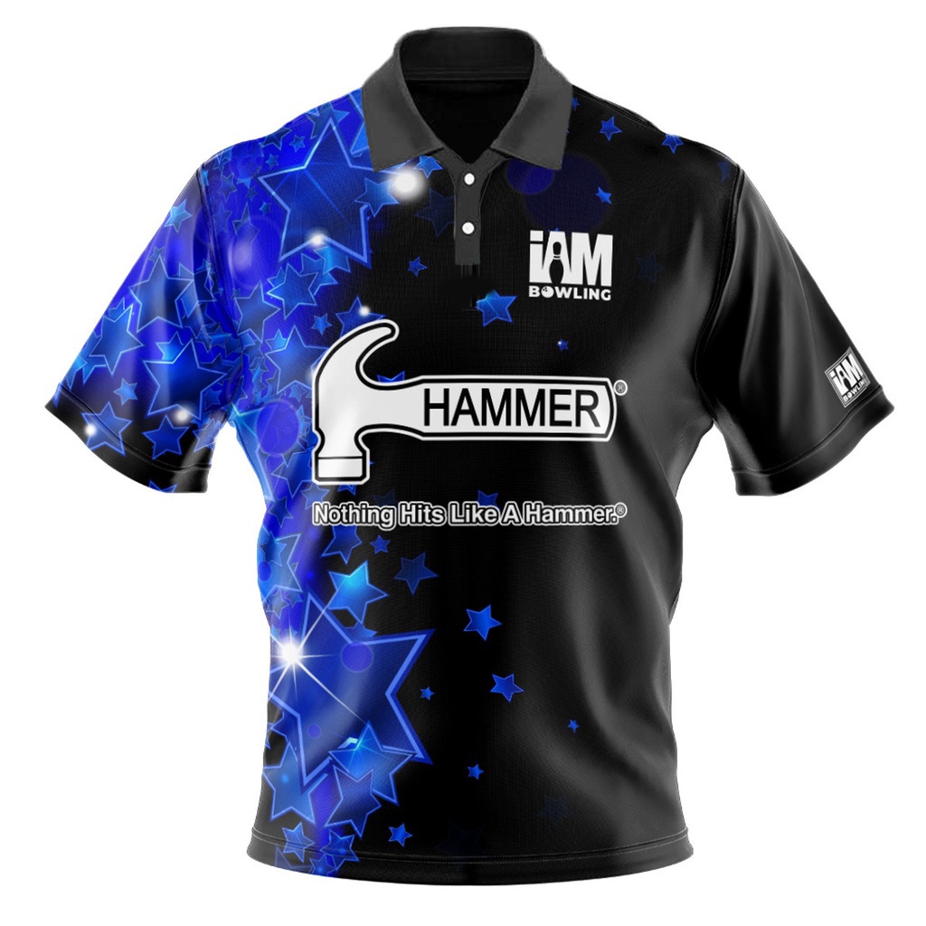 Hammer DS Bowling Jersey - Design 2132-HM 3D Polo shirt | Shopee Malaysia