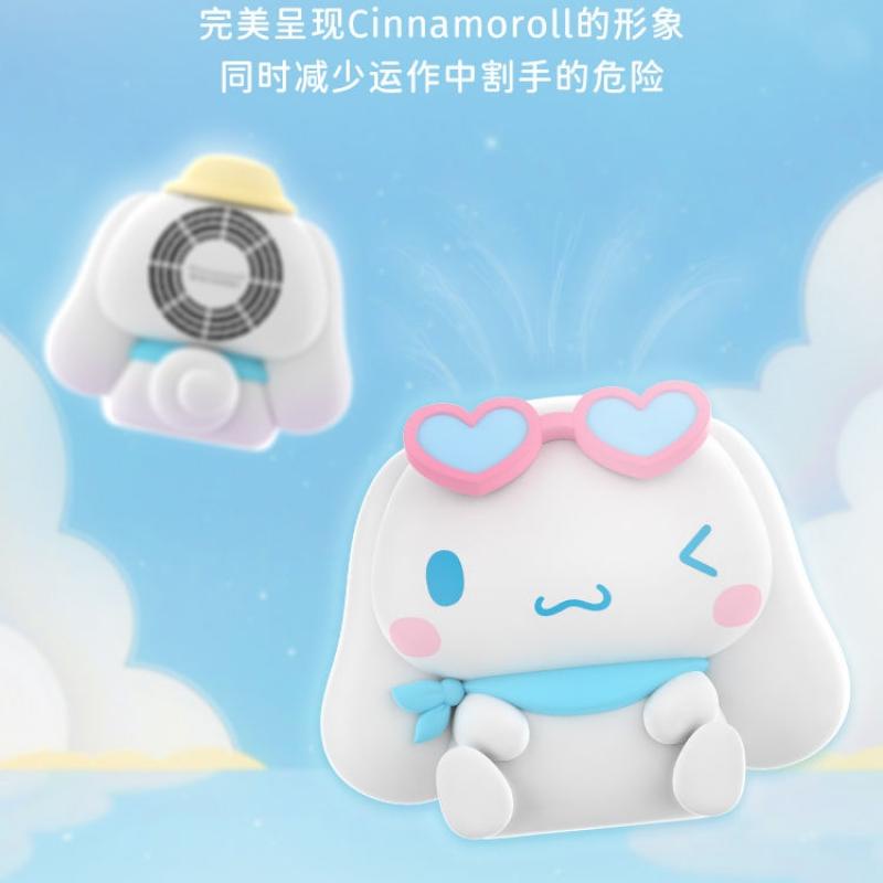 Kawaii Sanrio Series Fan Blind Box Cartoon Cute Cinnamoroll Kuromi Usb ...