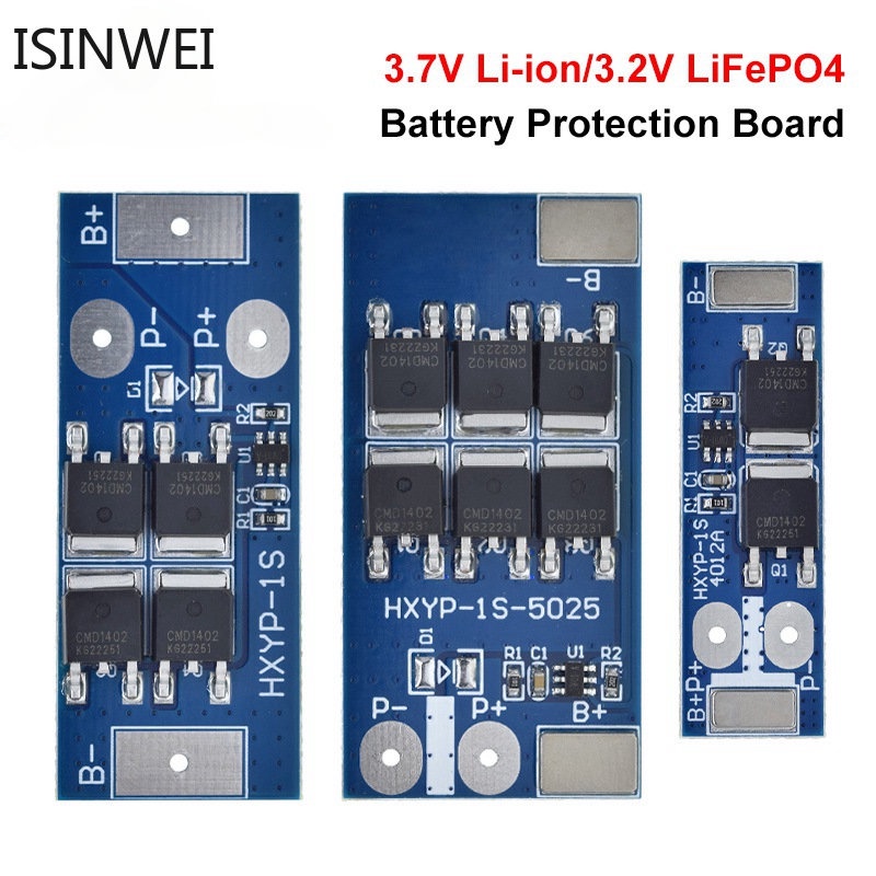 BMS 1S 12A 16A 24A 3.7V LiFePO4 Lithium Battery Protection Board 18650 4.2V Charging Voltage ...