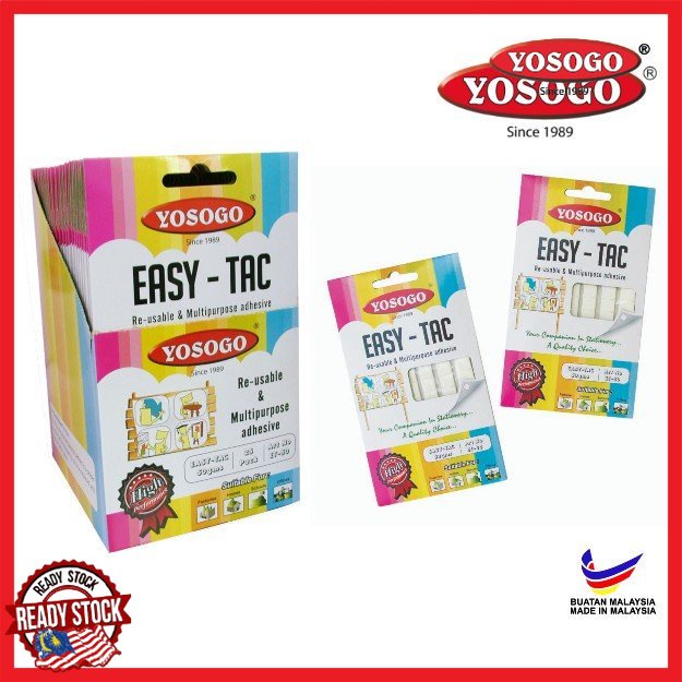 [super stationery] YOSOGO Easy Tac/ Tack It - Re-usable & Multipurpose ...