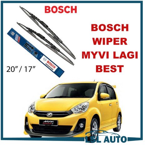 BOSCH WIPER MYVI LAGI BEST 1SET 20-17 ‘’ | Shopee Malaysia
