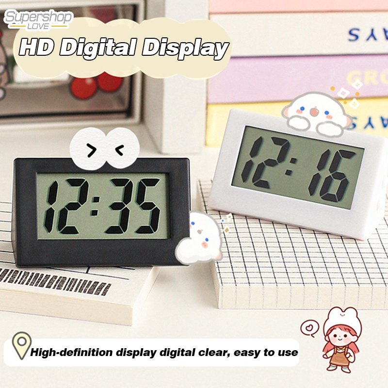 Ins Mini Digital Clock Table Alarm Clock Snooze Electronic Clock for ...