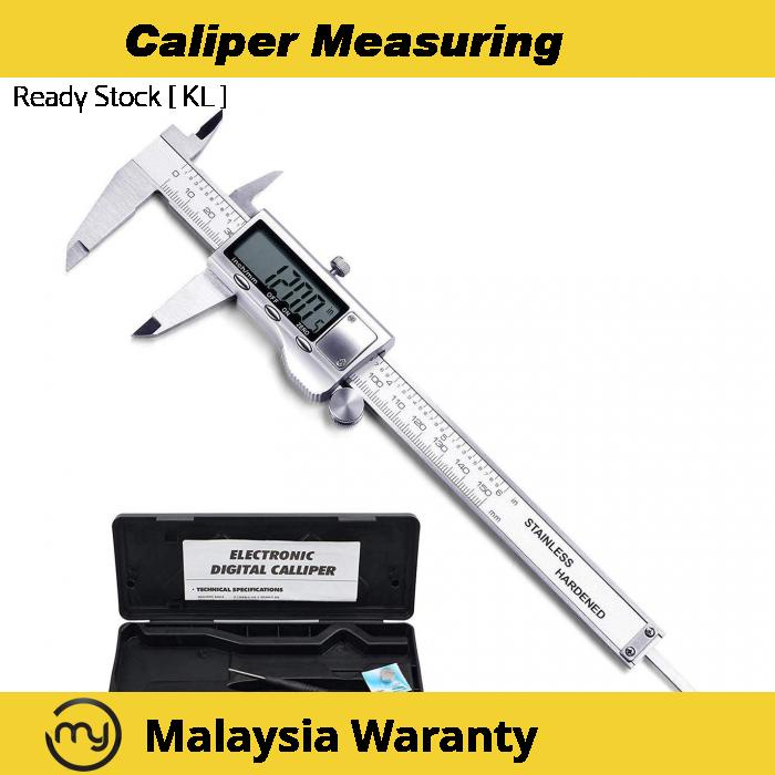 Full Stainless Steel Hardened Digital Caliper Vernier 6 inch 150mm ...