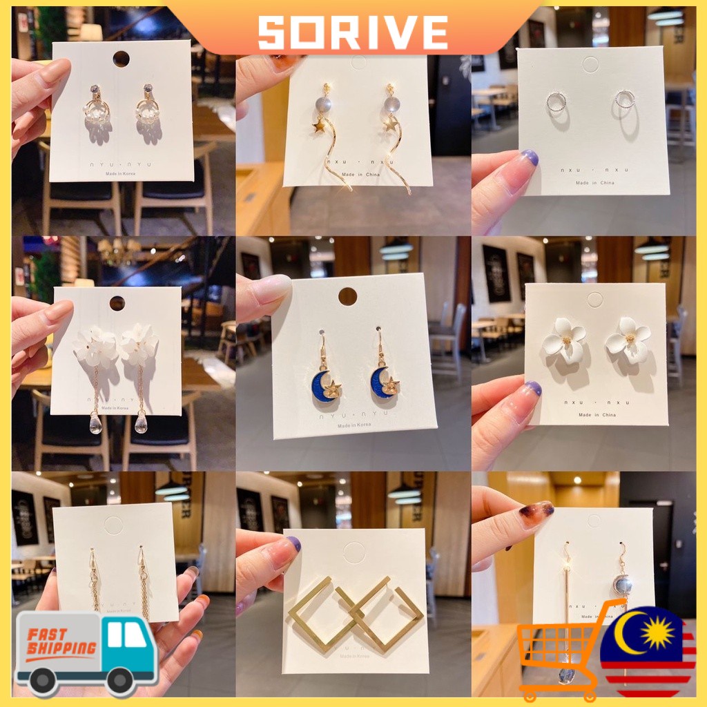 READY STOCK EAR RING EARRING DESIGN COLOUR XHS ANTING ANTING TELINGA ...