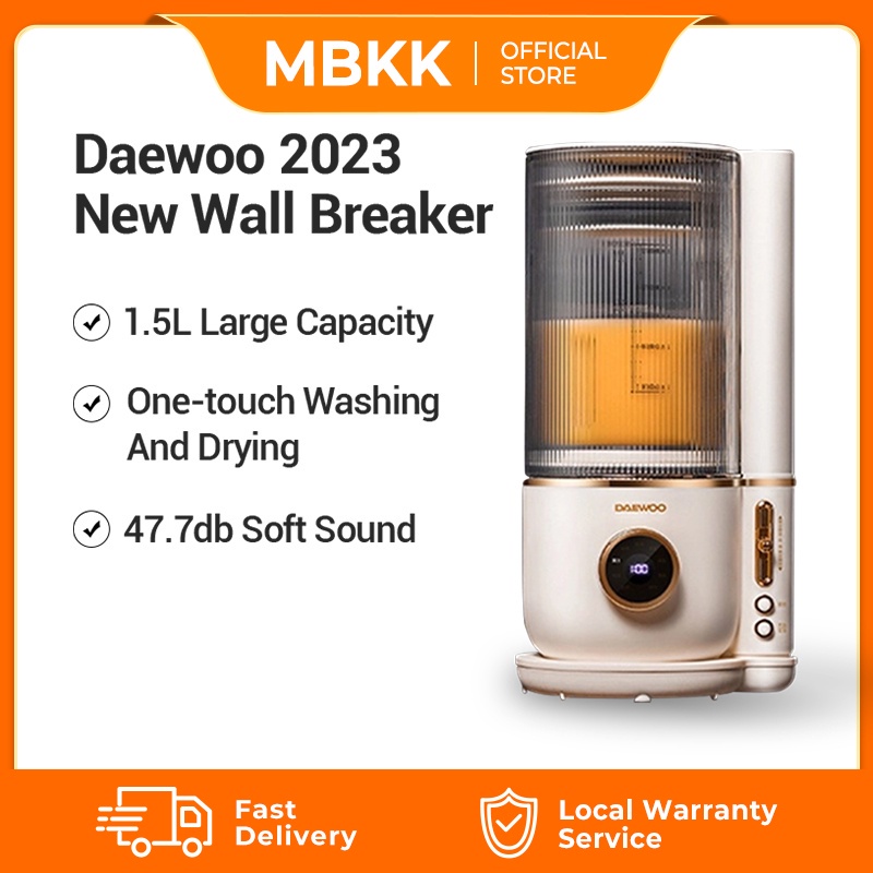 DAEWOO Quiet Food Processor Soymilk Machine Automatic Juicer Blender ...