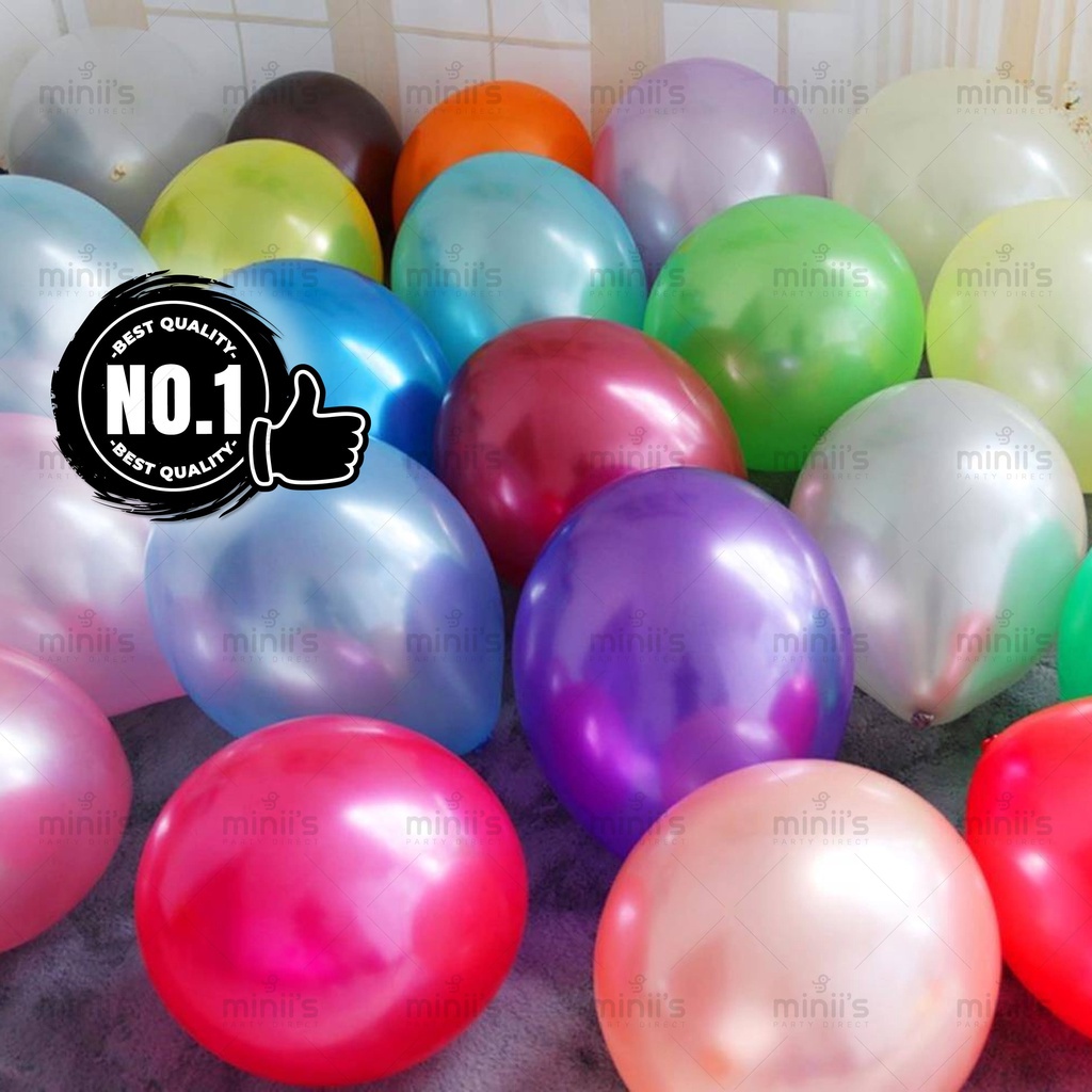 10pcs 12’ inch Thicken Colourful Pearl Neo Latex Balloon Party Event ...