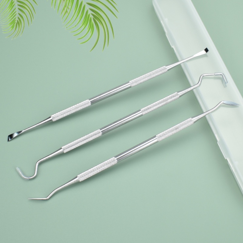 Stainless Steel Dentist Clean Tools Double Probe Sickle /Hoe Oral Care ...