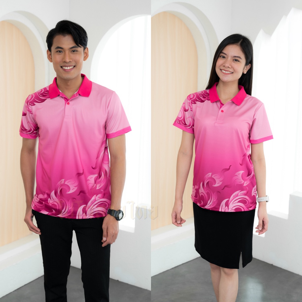 Polo Kanok TH01 * Thai Pattern TH04 Premium Print T-shirt Songkran ...